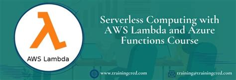 Serverless Computing Aws Lambda And Azure Functions Course
