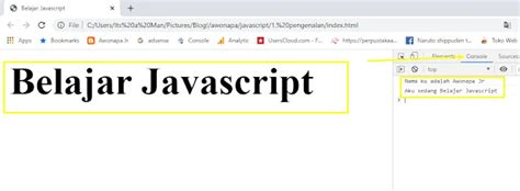 Belajar Javascript Apa Itu Javascript Awonapa Website Dan Blogging