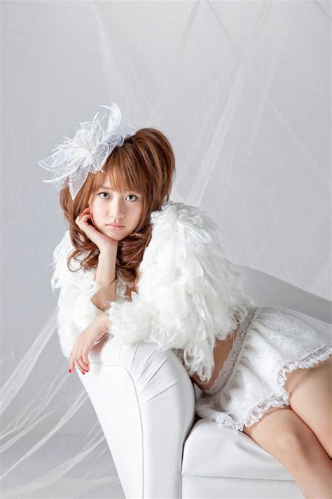 Minami Takahashi Japanese Sexy Idol Sexy White Dress Fashion Photo Shoot In White Room Part