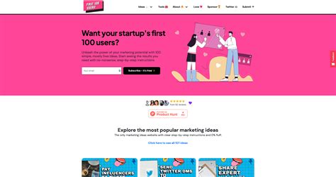 I Created A Directory Of 100 Ideas To Get Your Startups First 100