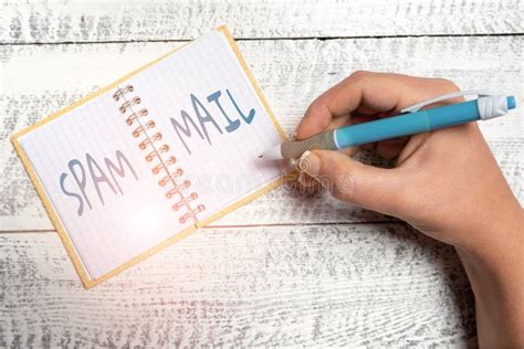 Text Showing Inspiration Spam Mail Word For Intrusive Advertising Inappropriate Messages Sent