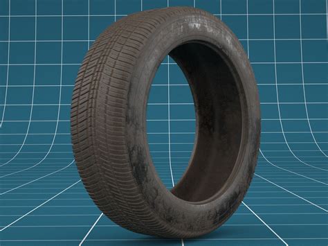 자동차 타이어 먼지 06 3d 모델 9 3ds C4d Obj Fbx Dxf Unknown Free3d