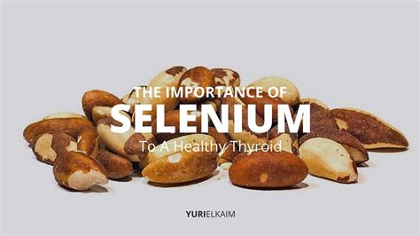 Selenium For Thyroid The Missing Ingredient You Need To Know Yuri Elkaim