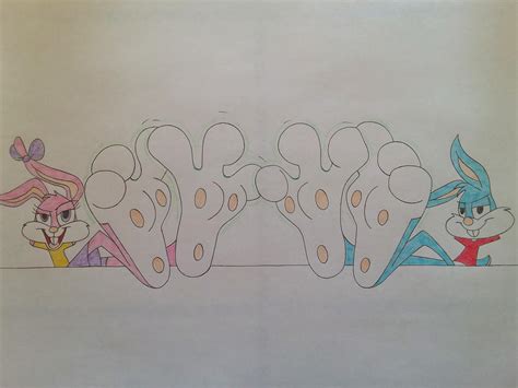 Sexiest Feet Groups Babs And Buster Bunny By Darienspeyer On Deviantart