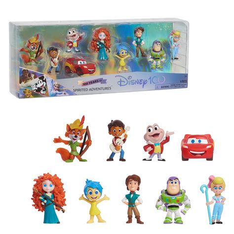 Disney 100 Years Of Spirited Adventures Mini Characters Collection