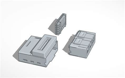 3d Design Raspberry Pi 4 Snes Case Tinkercad
