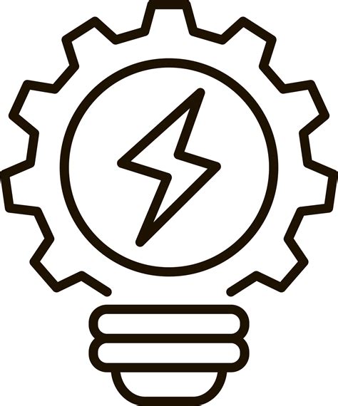 Energy Efficiency Line Icon Illustration 34818348 Png