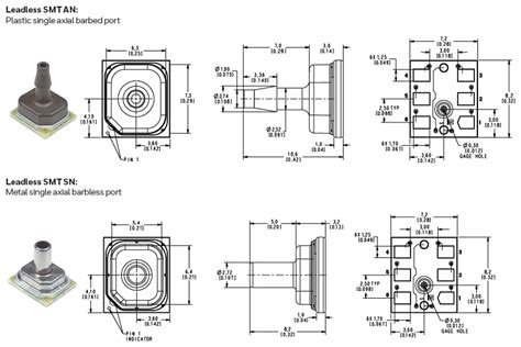Abp2 Board Mount Pressure Sensors Honeywell Mouser