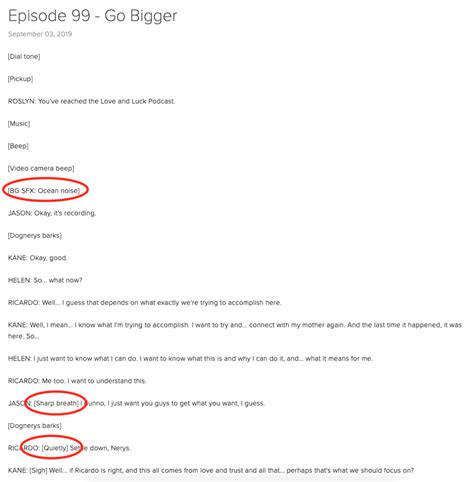 How To Write A Podcast 4 Ways To Format A Podcast Script Screencraft