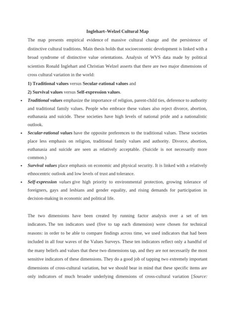 World Values Survey Pdf