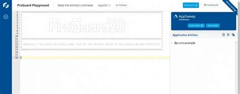 we created the proguard playground challenge a way to test and expand
