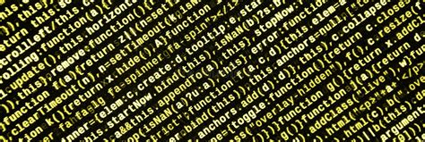 computer program preview programming code typing stock image image