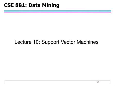 Ppt Cse 881 Data Mining Powerpoint Presentation Free Download Id5347252
