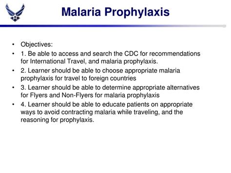 Ppt Malaria Prophylaxis Travel Medicine Powerpoint Presentation Free Download Id 6100505