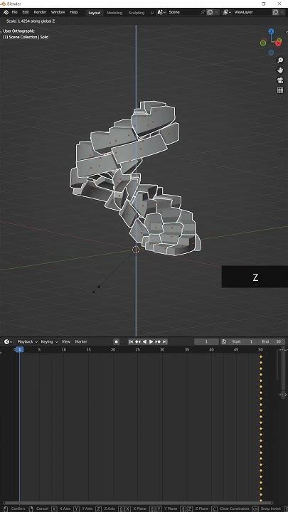Exploded View Animation In Blender Shorts Youtube