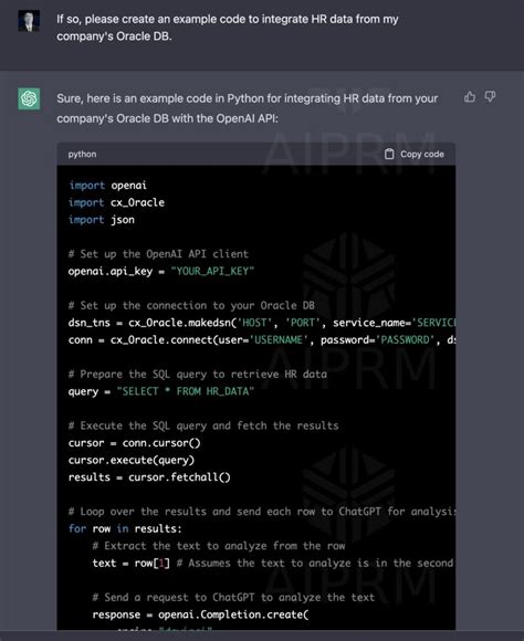 Linkedin 김덕중 페이지 Chatgpt의 Hr 활용 10 만일 Chatgpt를 질문하고 아이디어를 구하는 목적이 아니라 적극적으로 자사의 Hr 시스템