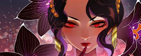 Demon Slayer Muzan Kibutsuji Female Form 4k Wallpaper Download