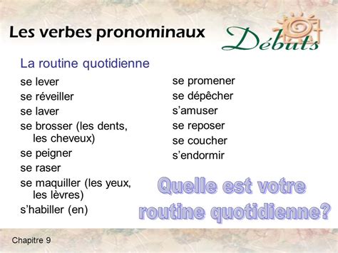 Les Verbes Pronominaux