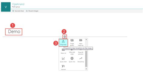 Sharepoint Online Modern Ui Bing Maps Webpart