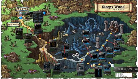메이플스토리 인벤 메이플 월드 모든 사냥터 및 마을 미니맵 정리 메이플스토리 인벤 팁과노하우 게시판