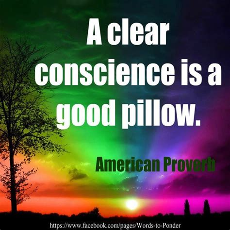 Clean Conscience Quotes Quotesgram