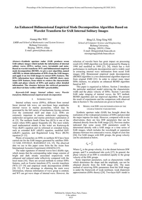pdf an enhanced bidimensional empirical mode decomposition algorithm