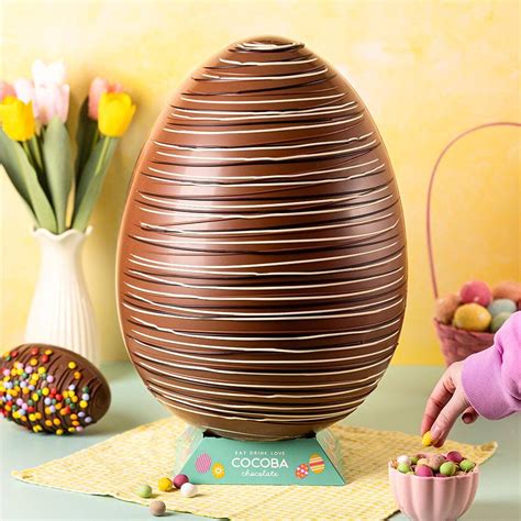 Giant 4kg Milk Chocolate Easter Egg By Cocoba