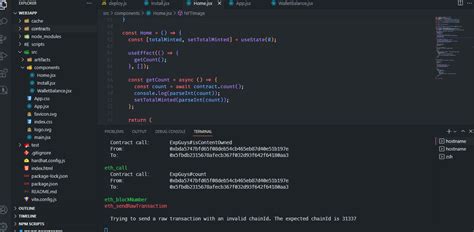 getting error trying to send a raw transaction with an invalid chainid