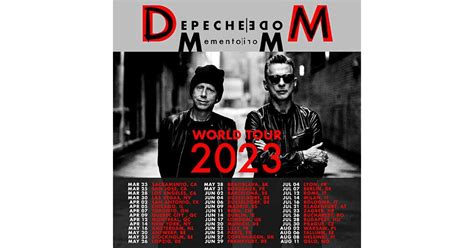 Depeche Mode Memento Mori World Tour Beginnt Am 23 März 2023