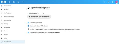 Openproject Nextcloud Integration 21