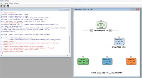 Rattle R Code Ishan Dhir