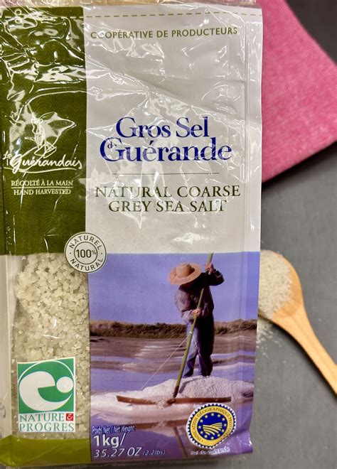 Келтска морска сол едро смляна 1кг „le Guérandais“ Солница