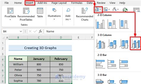 How To Create Graphs In Excel With Multiple Columns 5 Methods