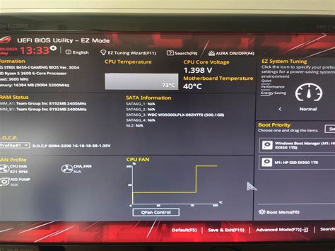 High Cpu Temp In Bios Ryzen 3600 Asus B450 I Strix Buildapc