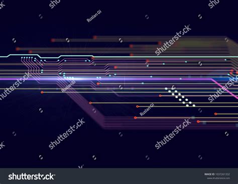 Electronic Computer Hardware Technology Template Design Stock Illustration Shutterstock