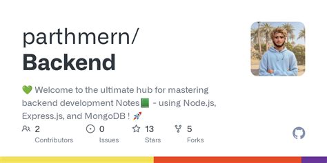 Github Parthmern Backend Welcome To The Ultimate Hub For Mastering Backend Development