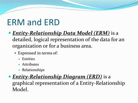 Ppt Erd Entity Relationship Diagram Powerpoint Presentation Free F93