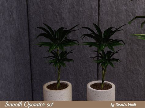 The Sims Resource Smooth Operator Set Plant Pot 02