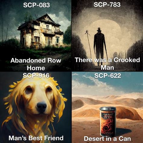 Scp 083 Abandoned Row Home Scp 916 Mans Best Friend Scp 783 There Was