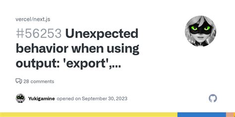 Unexpected Behavior When Using Output Export GenerateStaticParams