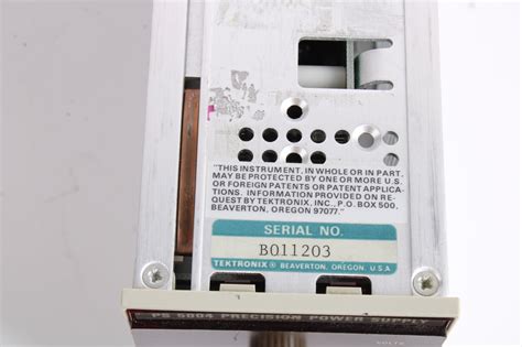 Tektronix Ps5004 Precision Power Supply 0 20v 0 300ma As Is Ntc Tech