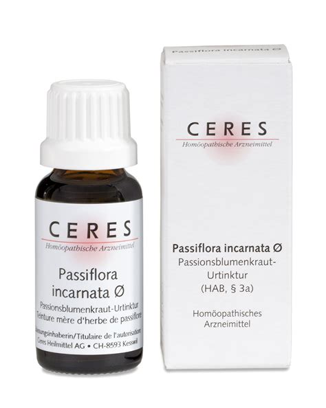 Ceres Passiflora Incarnata Mother Tincture 20 Ml Oqdbri