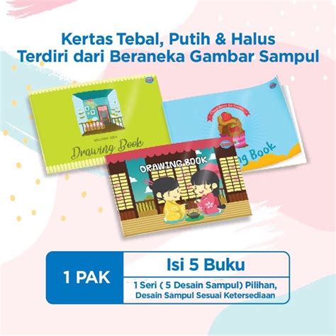 Jual Buku Gambardrawing Book Sinar Dunia A4 Shopee Indonesia