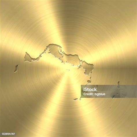 금 배경에 터크스 케이커스 제도지도 원형 브러시 금속 질감 0명에 대한 스톡 벡터 아트 및 기타 이미지 0명 1위 3차원 형태 Istock