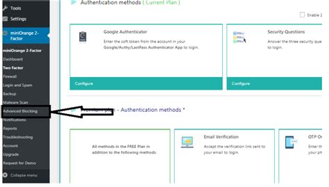 Wordpress Advanced Blocking Browser Blocking