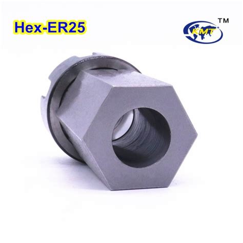 1db Kemény Acél Hex Er25 Er32 Er40 Collet Chuck Blokk Hex Shank Spring Chuck Collret Tartó Cnc