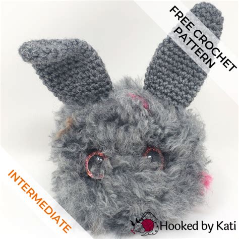 Dust Bunny Free Crochet Pattern Hooked By Kati