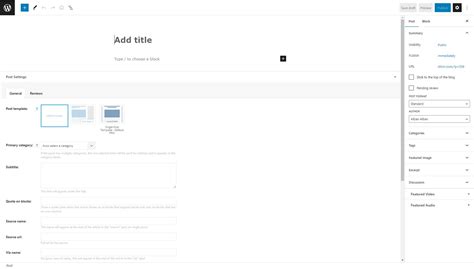 How To Bring Back This Format Of Wordpress Options When Making A Blog Post Stack Overflow