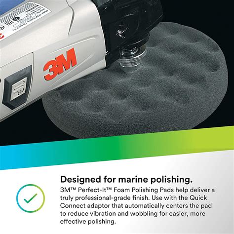 3m Perfect It Foam Compounding Pad 05707 8 In Hook And Loop Grip