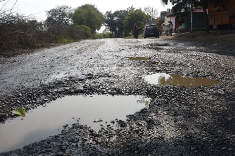 There Are Deep Pits Every 100 Meters From Jhalawar To Dag Yet We Have To Pay Toll At 4 Places